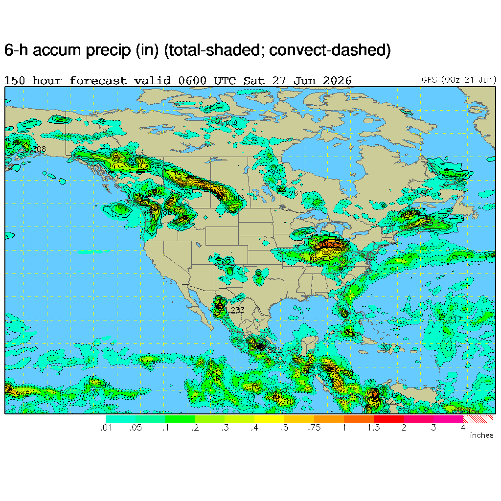 NCAR-RAL weather, NWP model images