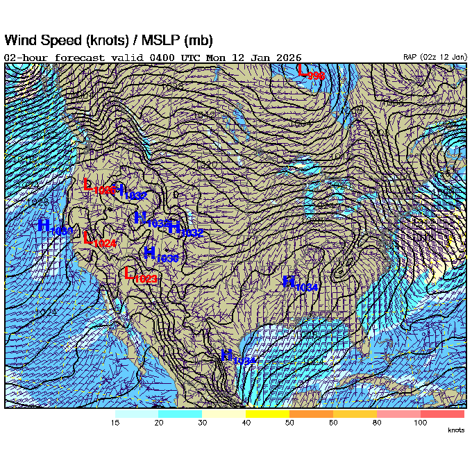 NCAR-RAL weather, NWP model images